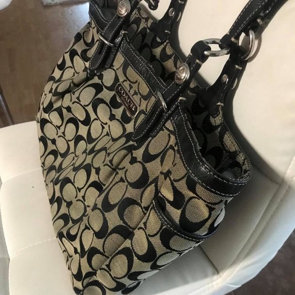 Coach | Bags | Coach Signature Monogram Tote | Poshmark